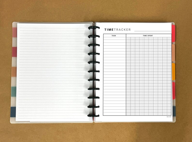 Time Tracker Printable PDF, Productivity Printable, Planner Printable ...