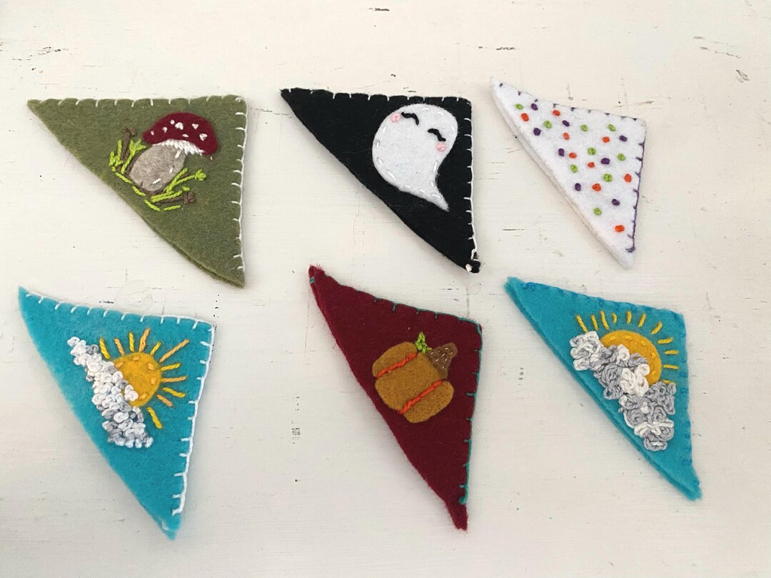 Felt Corner Bookmarks - Free Shipping - Etsy