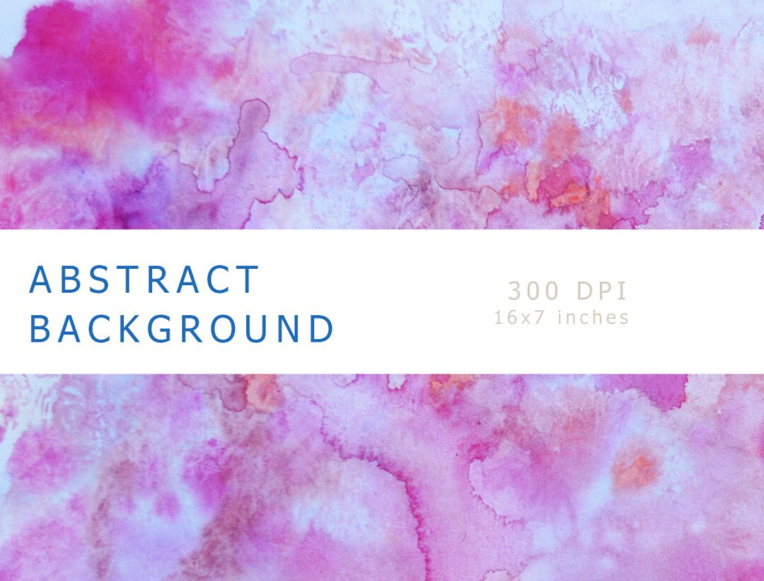 Clip Art Watercolor Background Clip Art, Instant Download Pink and Blue ...