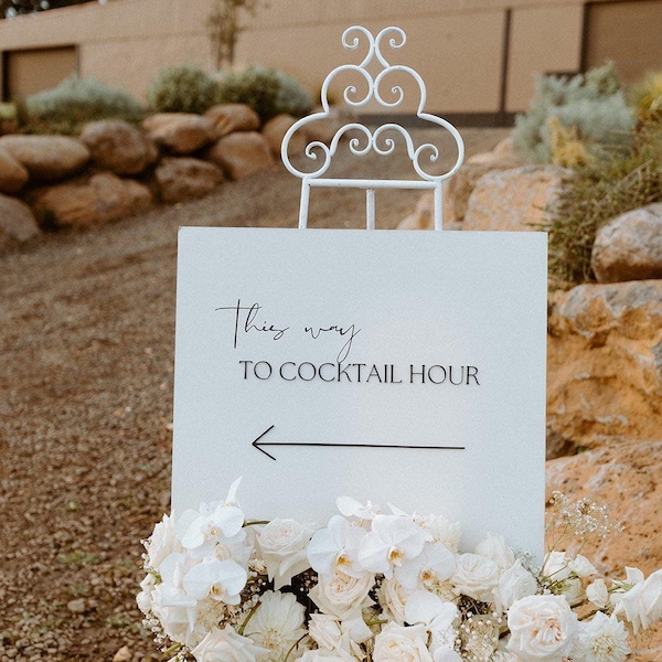 Cocktail Hour Sign - Etsy