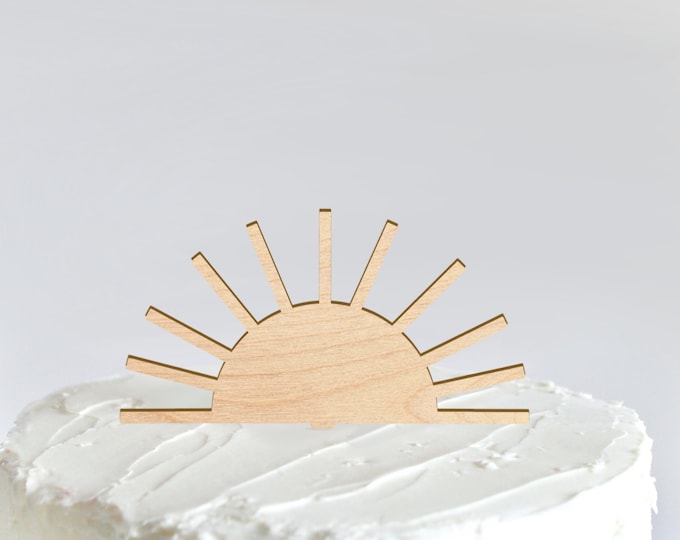Sun Cake Topper • Baby Shower Cake Topper • Baby Cake Topper • Birthday ...