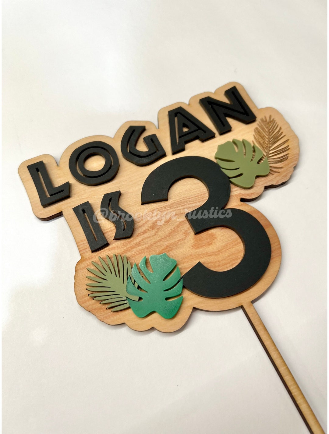 Safari Cake Topper • Theme Cake Topper • Birthday Cake Topper • Kids ...