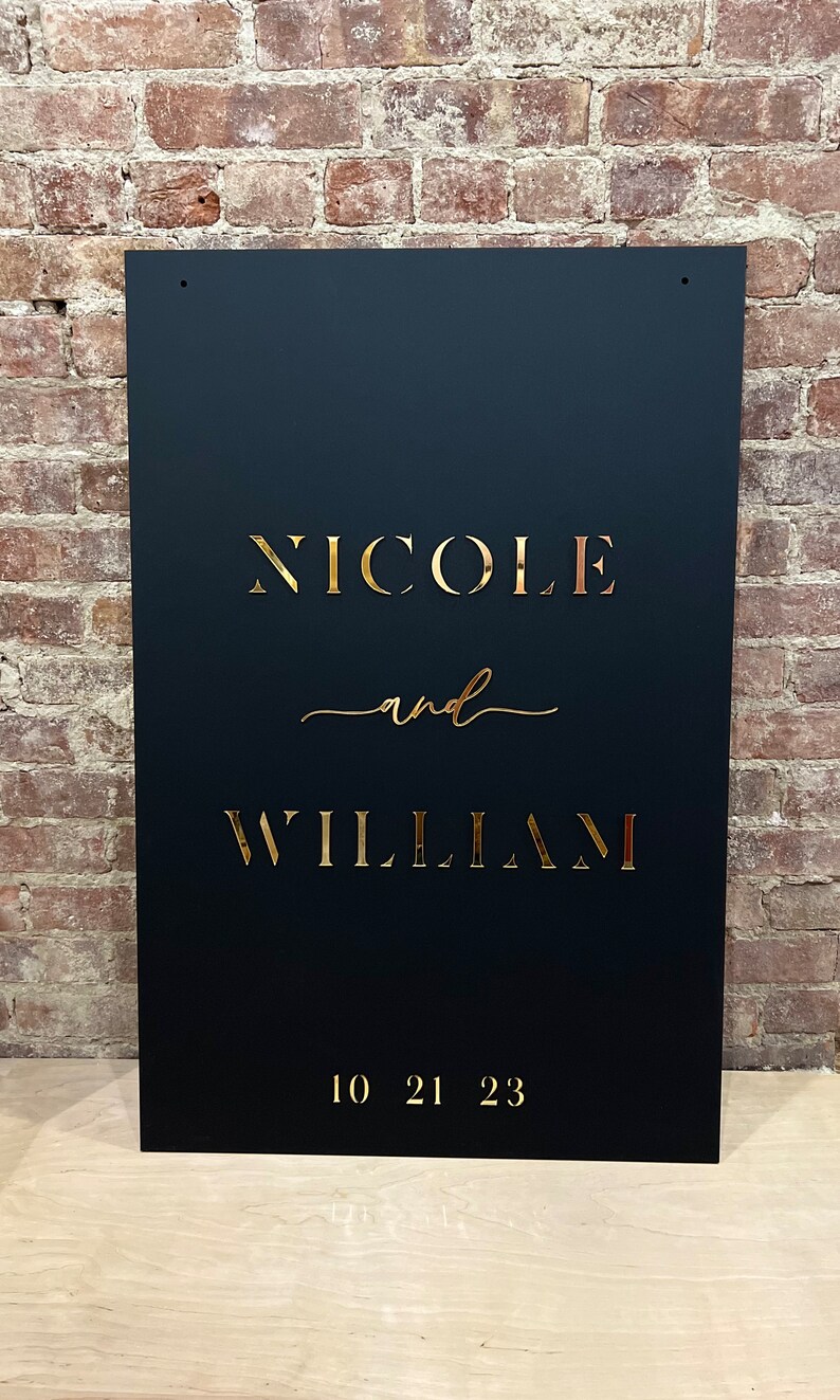 Modern Wedding Sign • Acrylic Wedding Sign • Wedding Decor • Wedding ...
