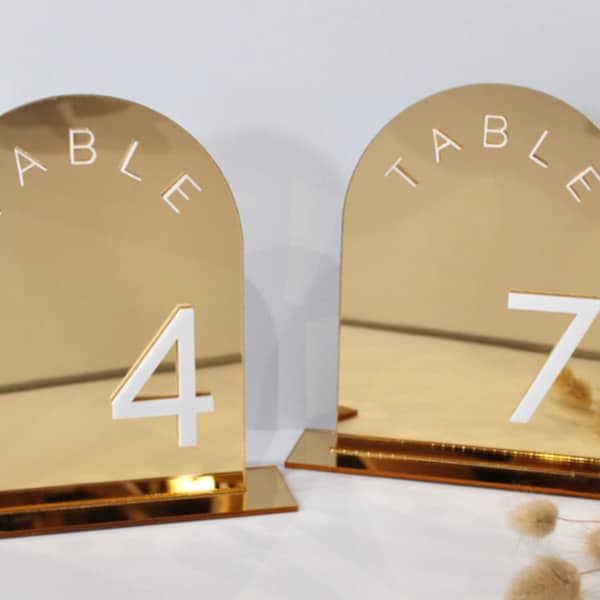 Party Table Numbers - Etsy
