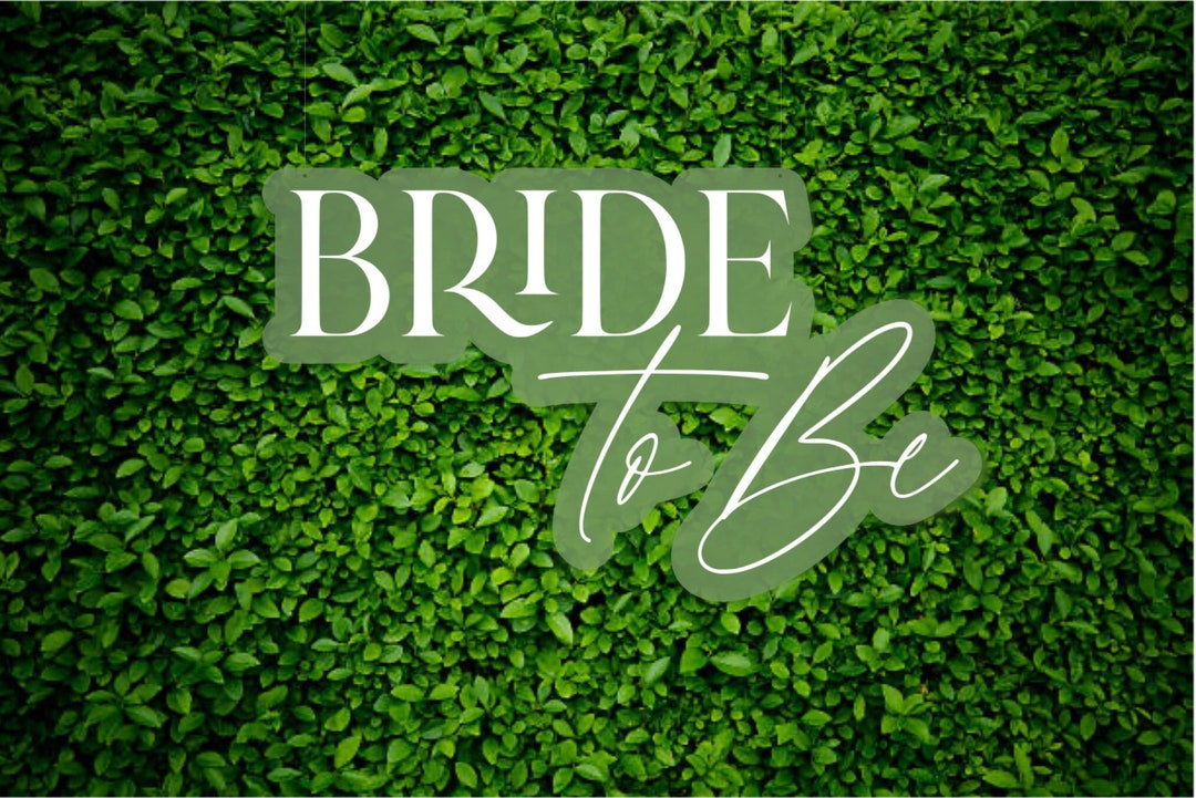 Double Layered Bride to Be Sign | Bridal Shower Sign | Wedding Sign ...