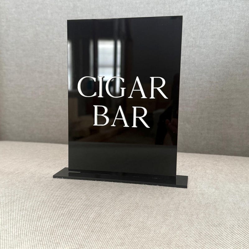 Cigar Bar Sign - Etsy