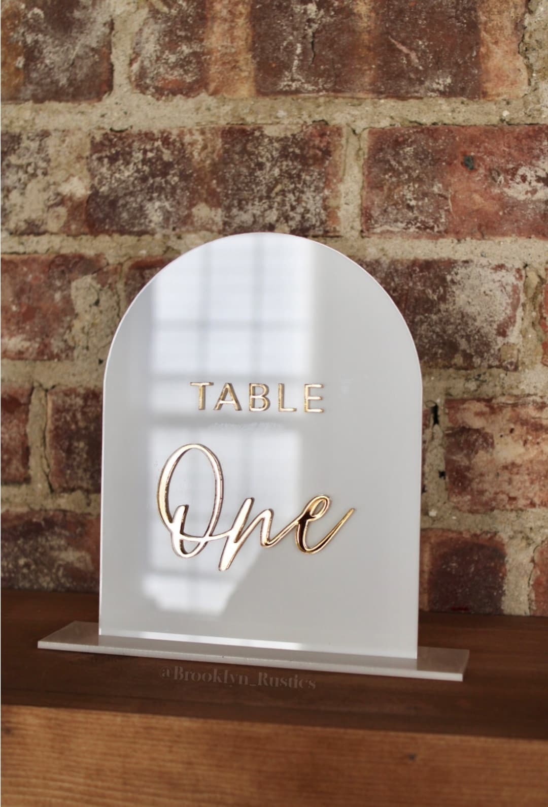 Arch Table Number, Modern Arched Table Number, Acrylic Table Numbers ...