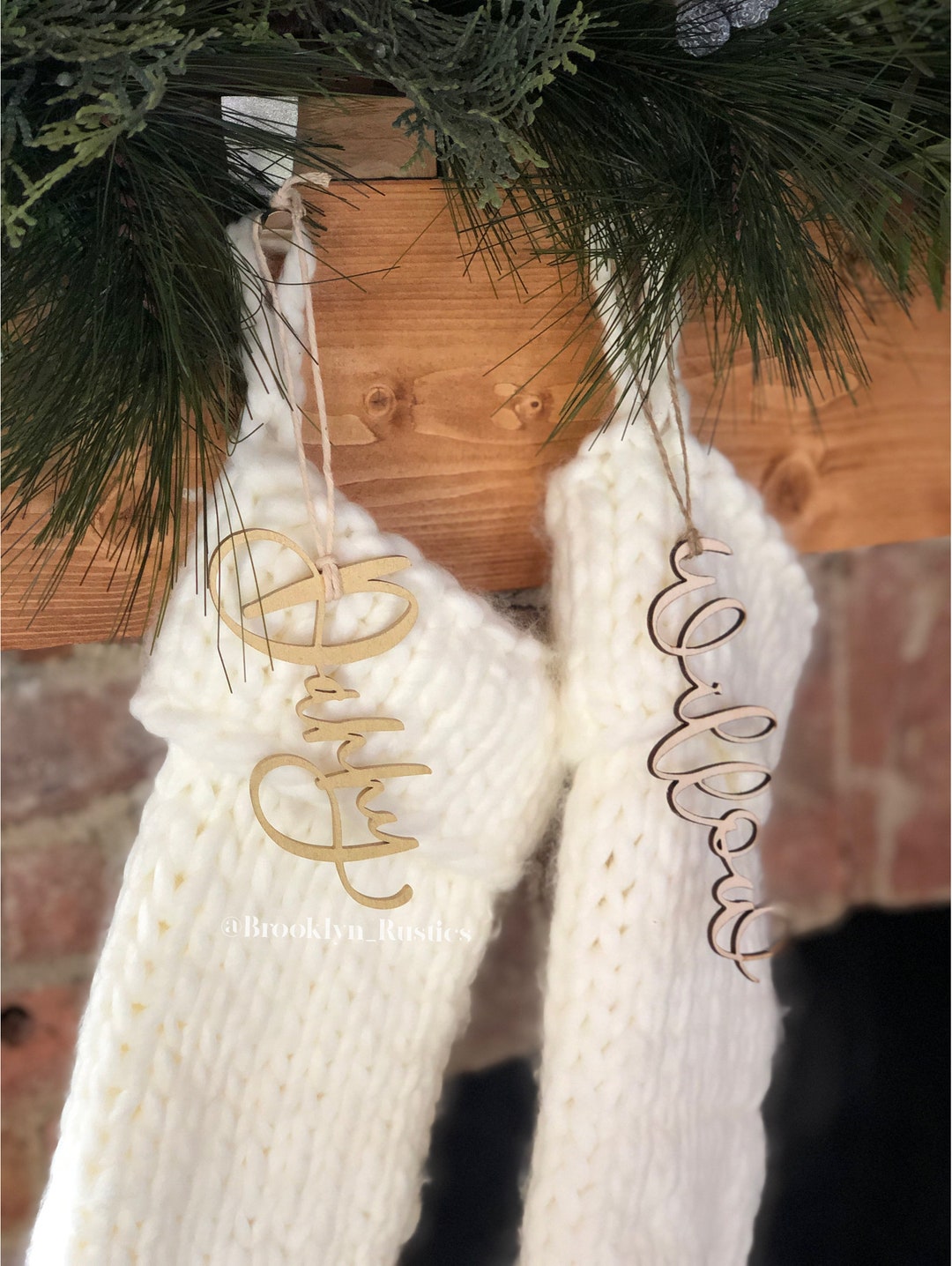 Laser Cut Stocking Tags | Name Tags | Christmas 2023 Tags | Gift Tags ...