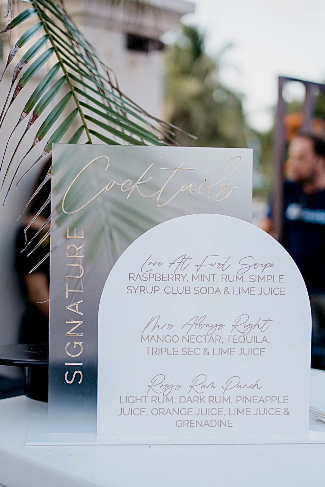 Signature Cocktail Sign • Bar Sign • Drink Sign • Wedding Sign • Drink ...