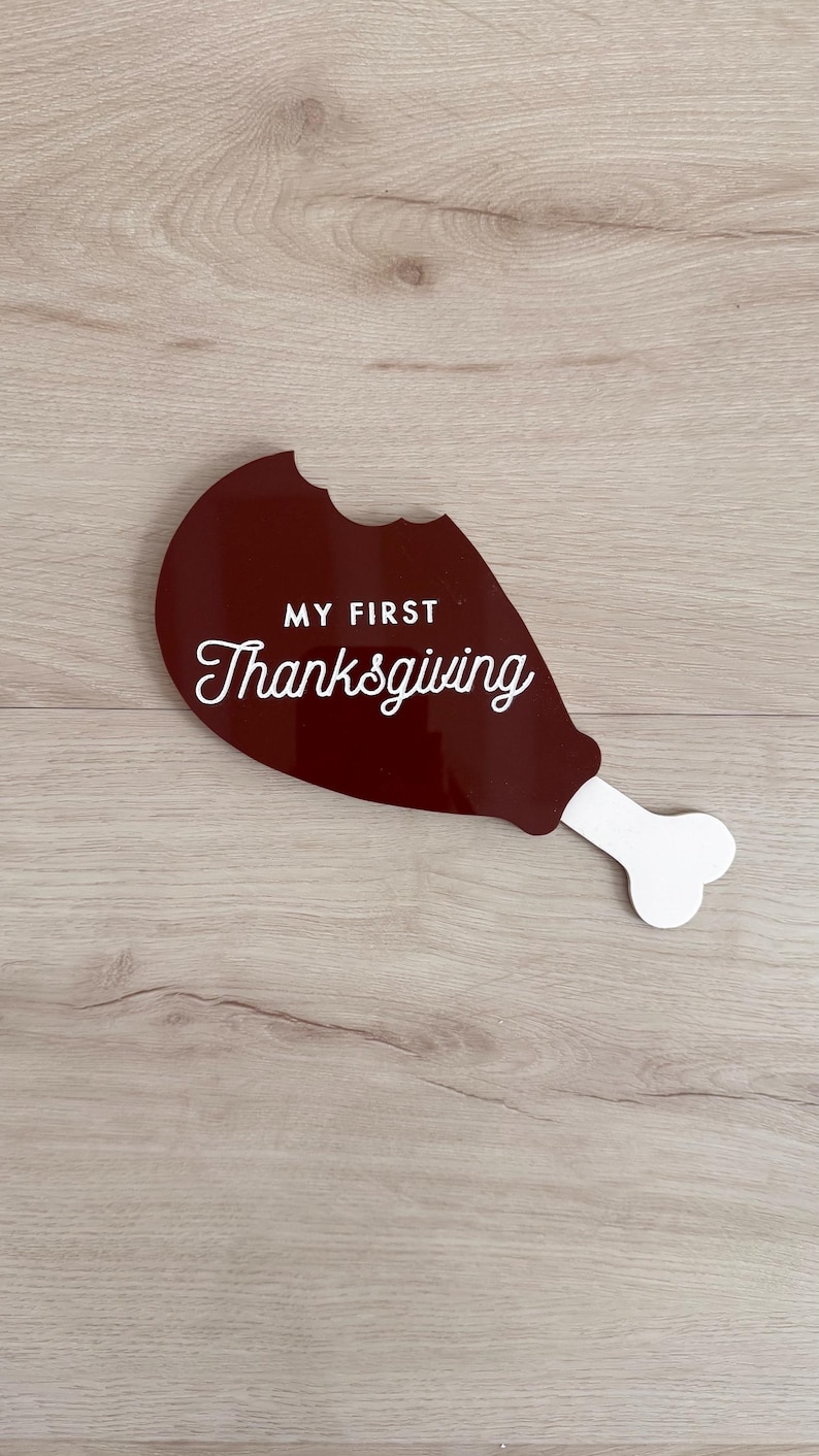 Baby's First Thanksgiving Sign | First Thanksgiving Photo Prop | Baby ...