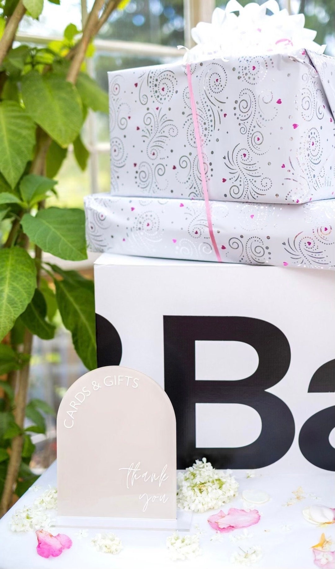 Personalized Modern Arched CUSTOM Sign • Acrylic Table Sign • Hand ...