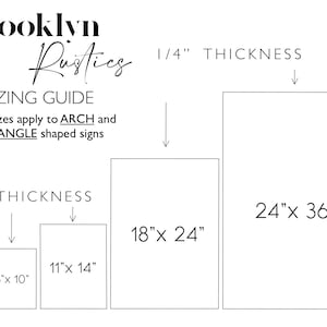 5”x7” Personalized Modern Arched CUSTOM Sign • Acrylic Table Sign ...