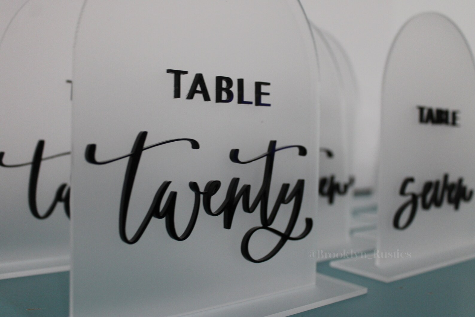 Arch Table Number, Modern Arched Table Number, Acrylic Table Numbers ...