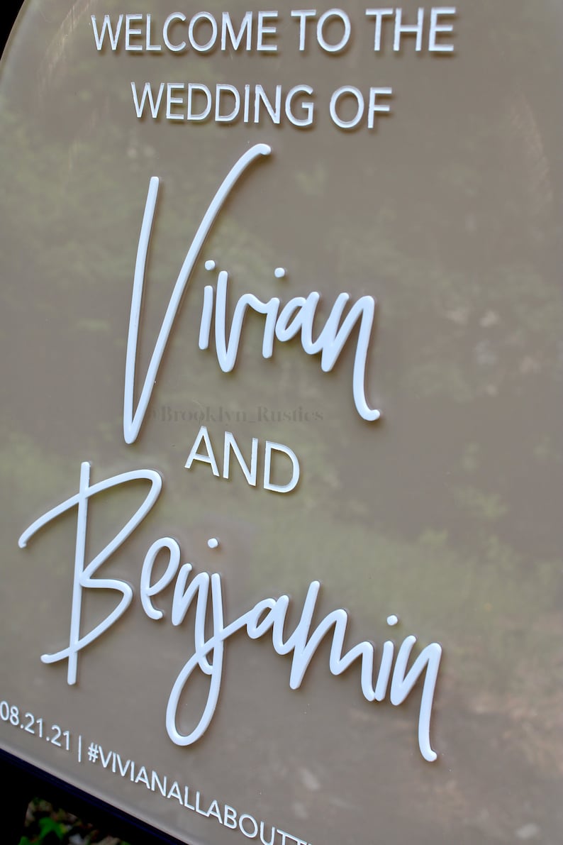 Arch Wedding Welcome Sign Wedding Sign Neutral Wedding - Etsy