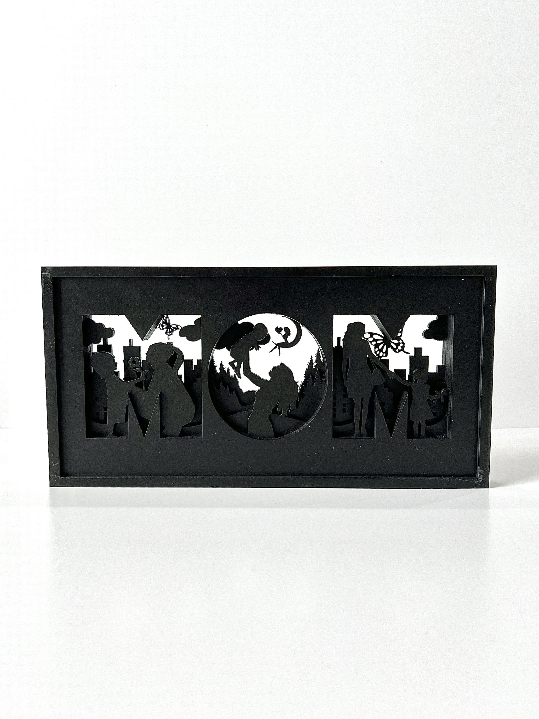 Mother’s Day Signs| Mom Sign | Wood Sign Mother’s Day Gift| Laser Cut ...