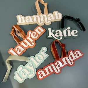 Double Layered Party Name Tags . Decorative Drink Tags . Name Tags ...