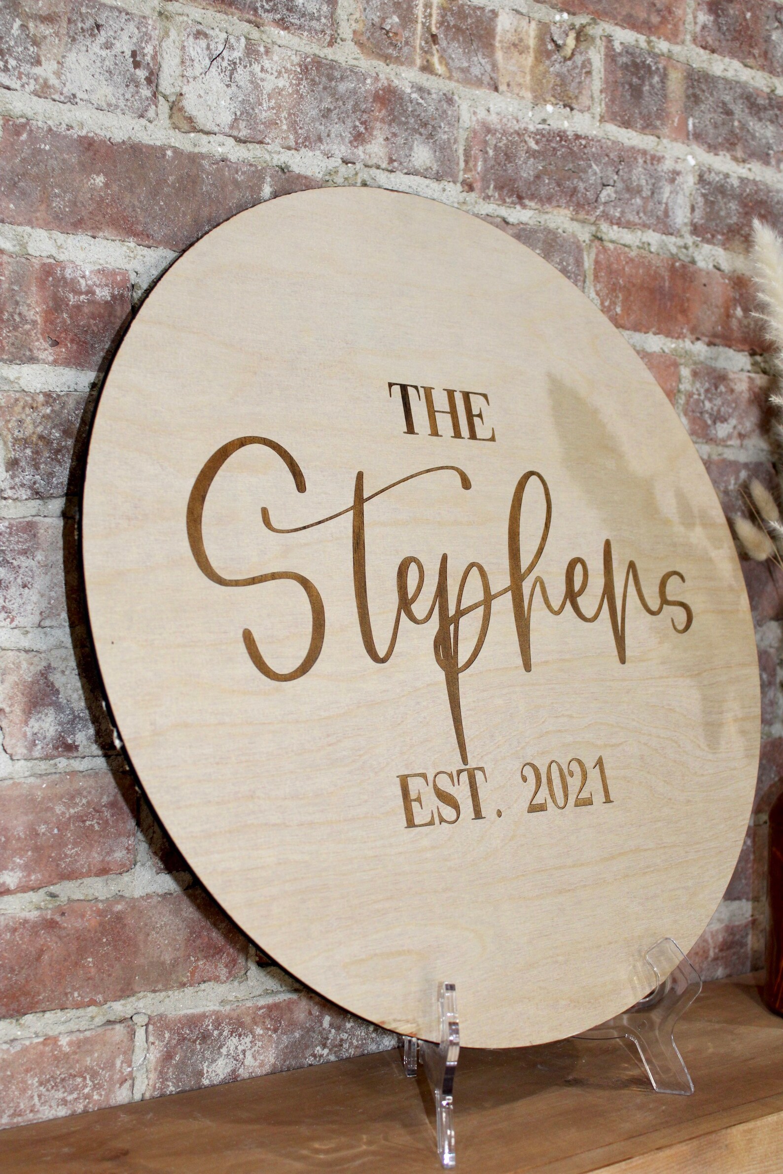 Round Wedding Welcome Sign Wedding Sign Neutral Wedding - Etsy