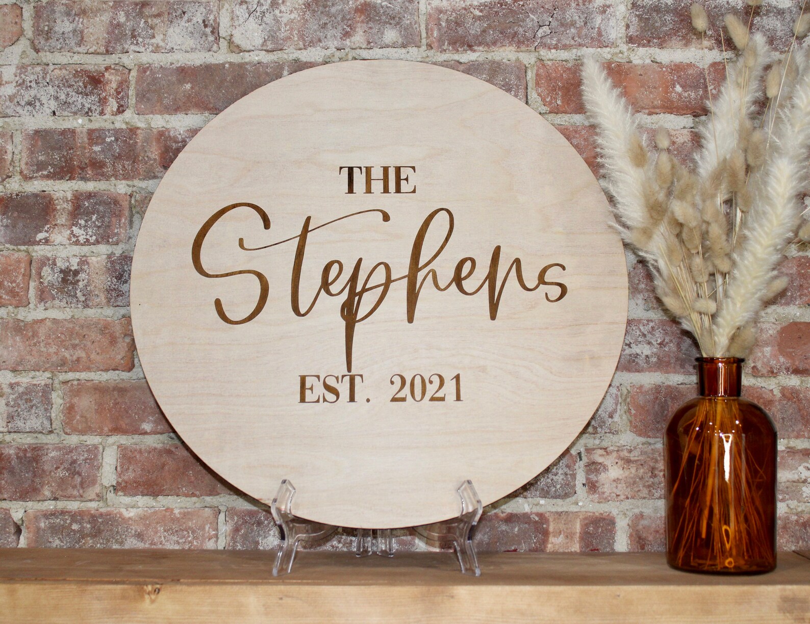 Round Wedding Welcome Sign Wedding Sign Neutral Wedding - Etsy