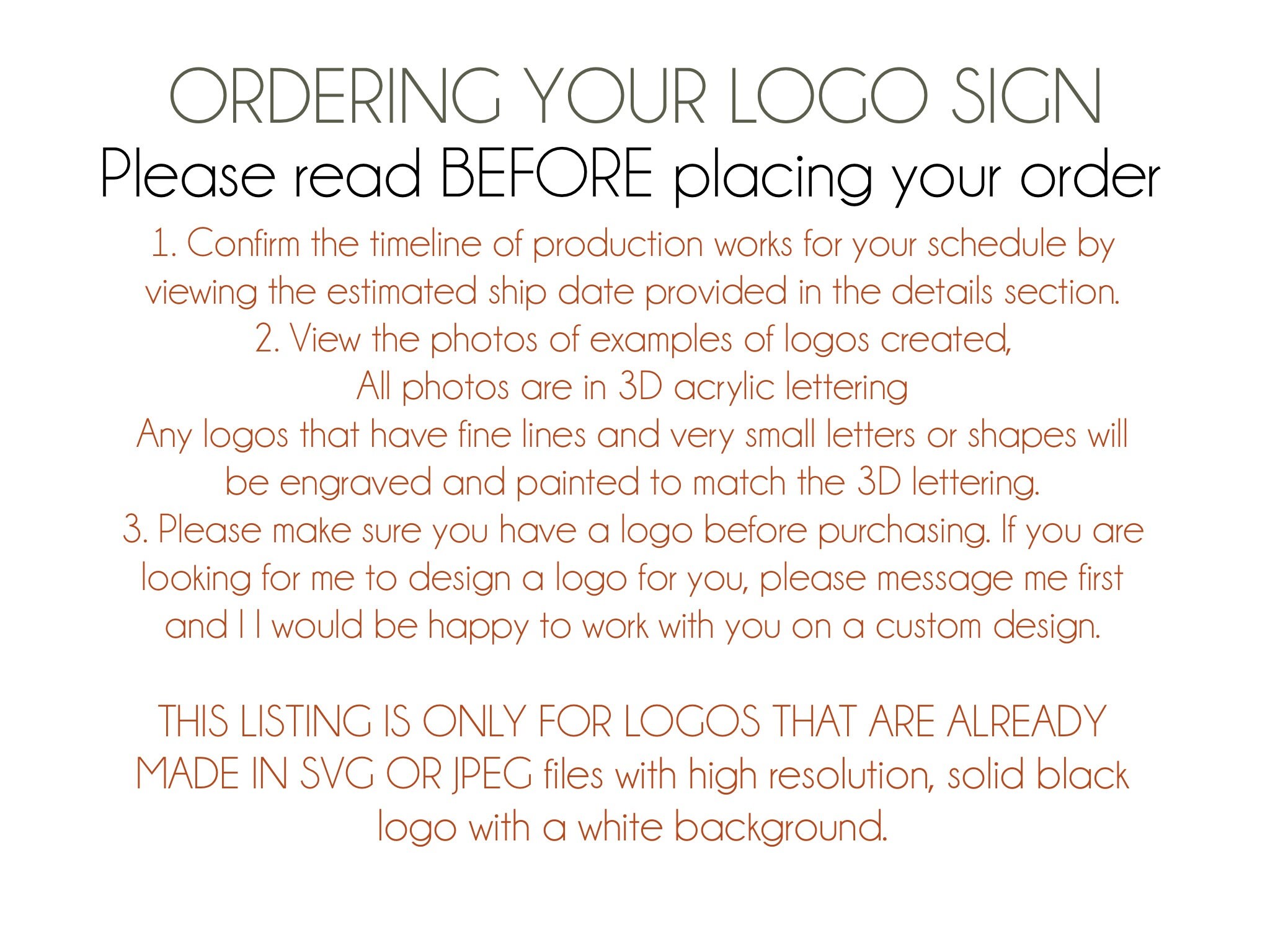 Round Business LOGO Sign Business Shop Sign Round Business | Etsy