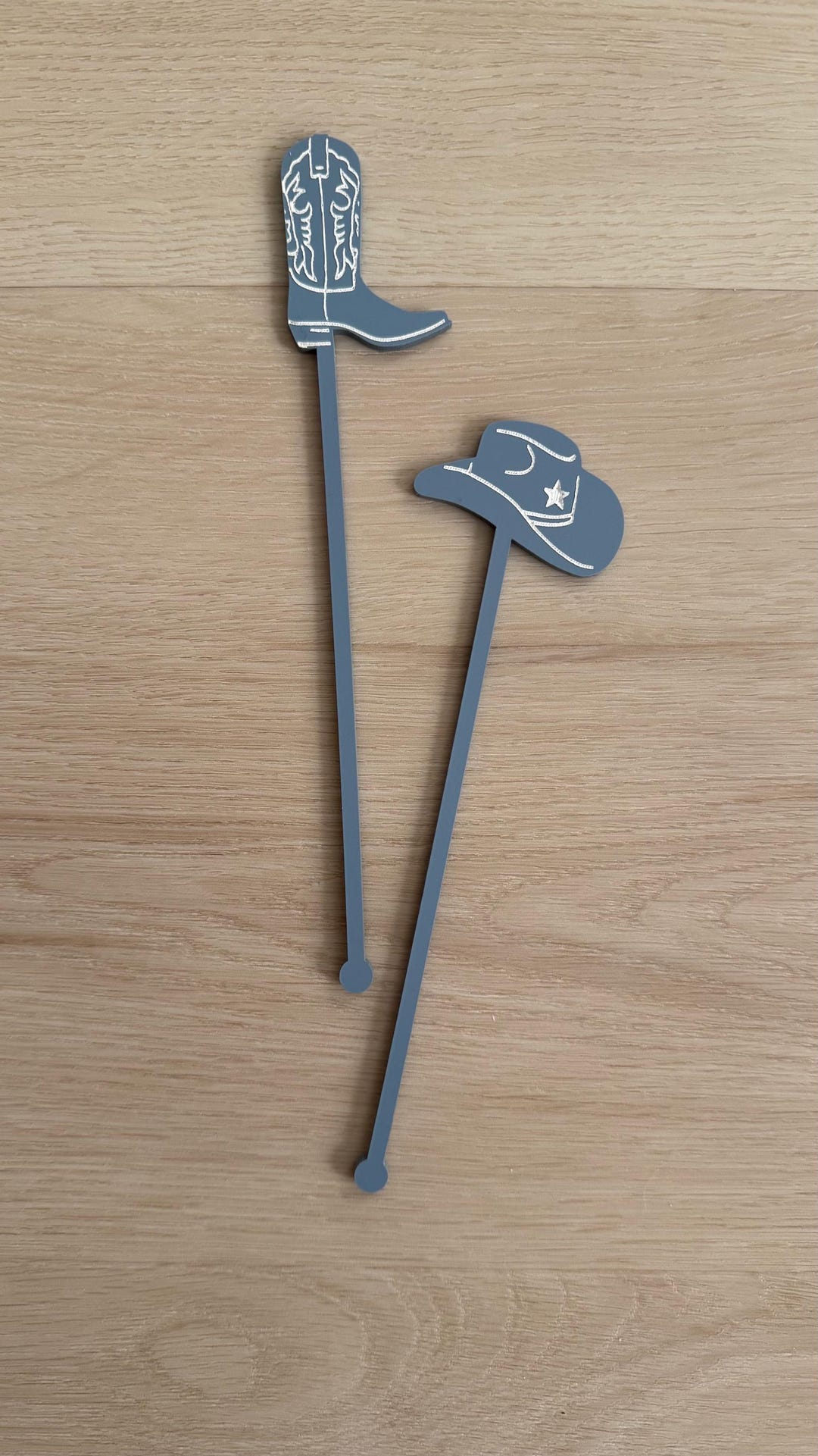 Pack of 12 Cowboy Drink Stirrers • Cowboy Hat & Boot Cocktail Stir ...