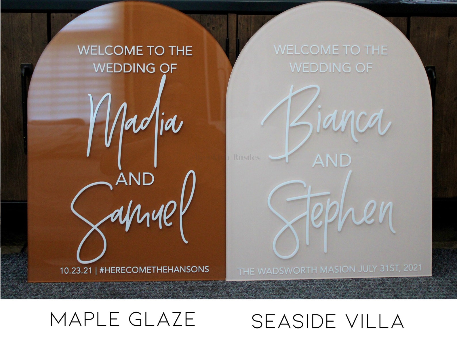 Arch Wedding Welcome Sign Wedding Sign Neutral Wedding - Etsy