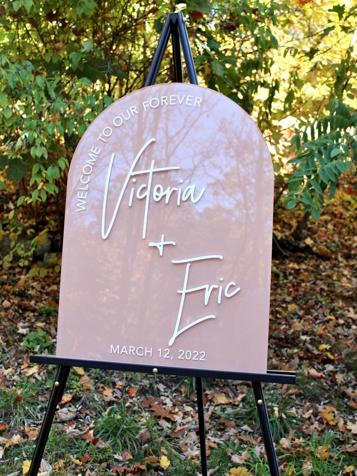 Arch Wedding Welcome Sign Wedding Sign Neutral Wedding - Etsy