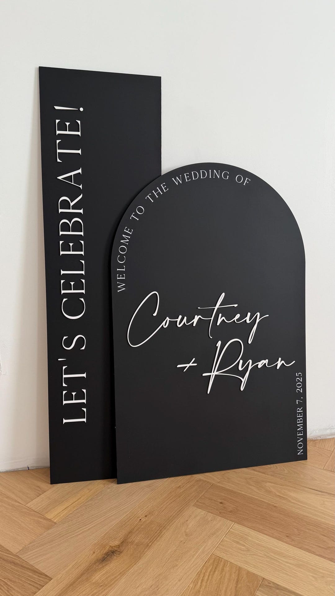Classic Wedding Welcome Sign, Modern Wedding Sign, Elegant Wedding Sign ...