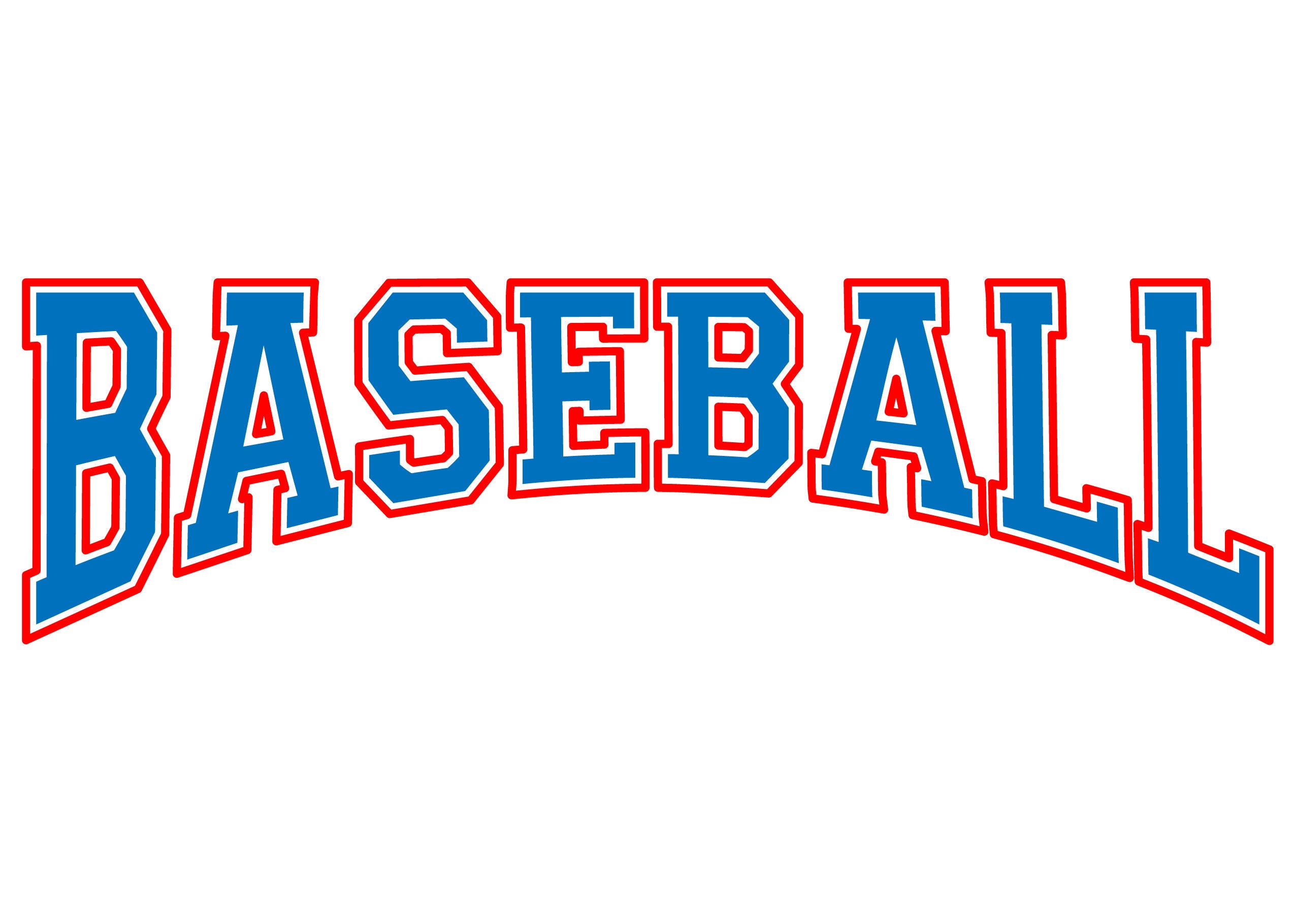 Baseball SVG Files, Classic Vintage Retro Baseball Lettering Design ...