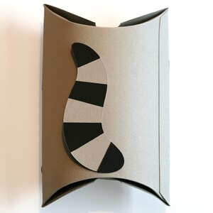Cute Raccoon Gift Box SVG for Cricut, Woodland Theme Party Favor Pillow ...