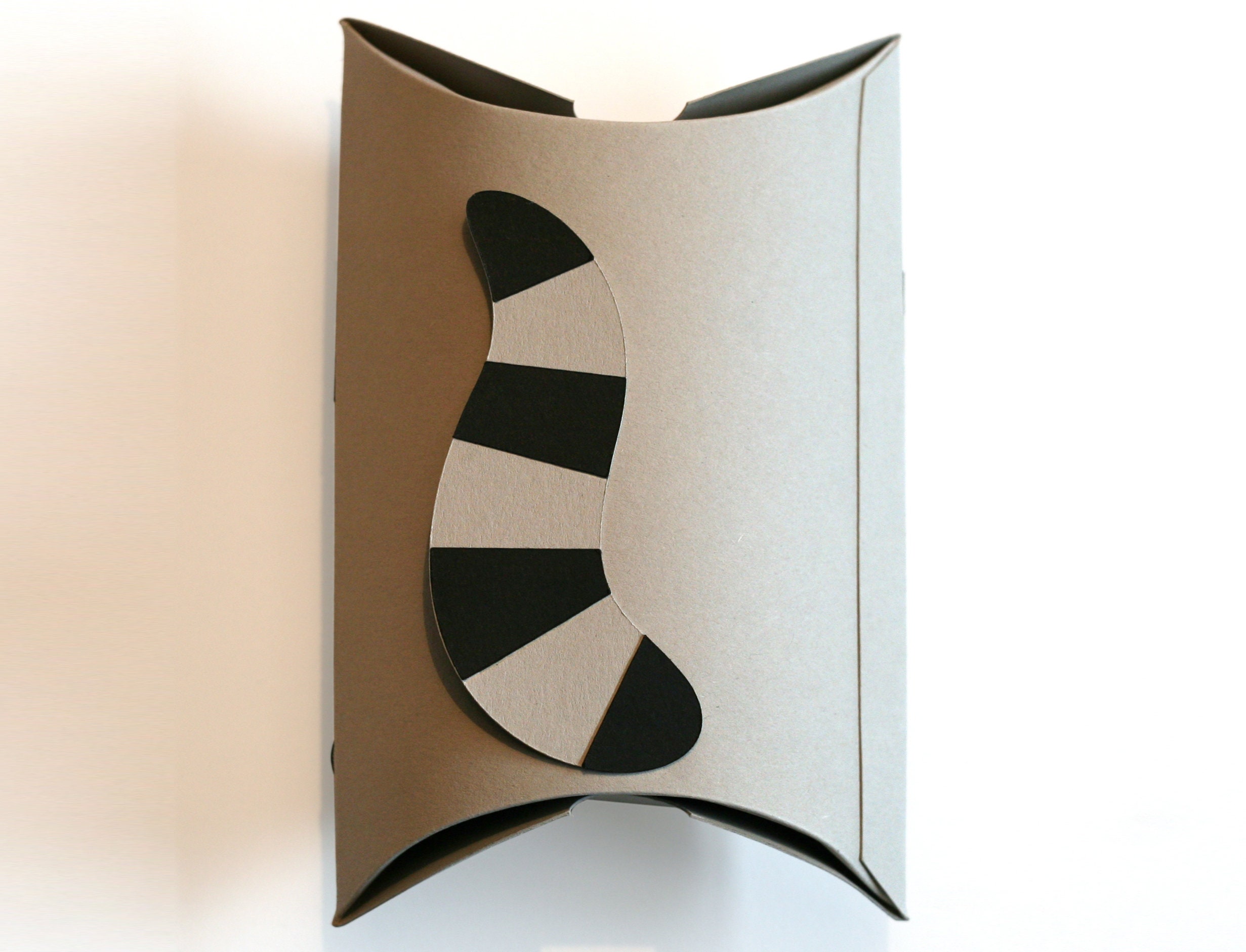 Cute Raccoon Gift Box SVG for Cricut, Woodland Theme Party Favor Pillow ...