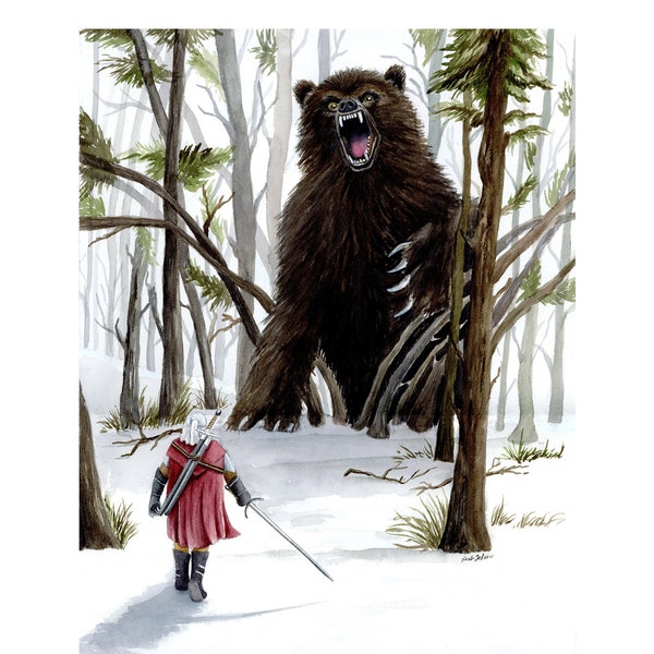 Witcher Bear - Etsy
