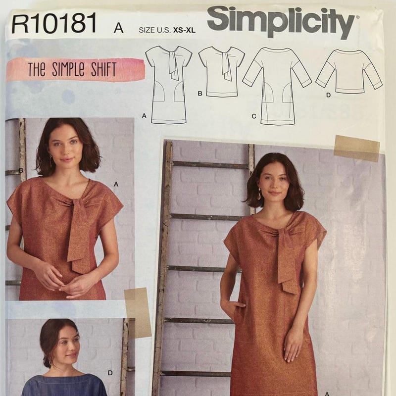 Shift Dress Pattern - Etsy