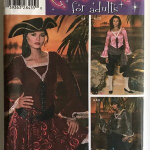 Simplicity 4914, Misses' Pirate Costumes Pattern, Steampunk, Sizes 14 ...