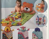 Simplicity 1389 Child's Nap Packs Roll up Fleece Blanket - Etsy
