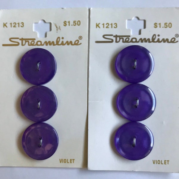 Large Purple Buttons - Etsy