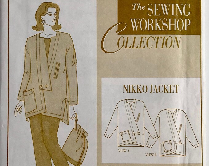 Nikko Jacket by the Sewing Workshop Collection Loose Fitting Unlined ...
