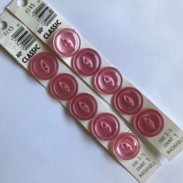 Pretty Pink Buttons - Etsy