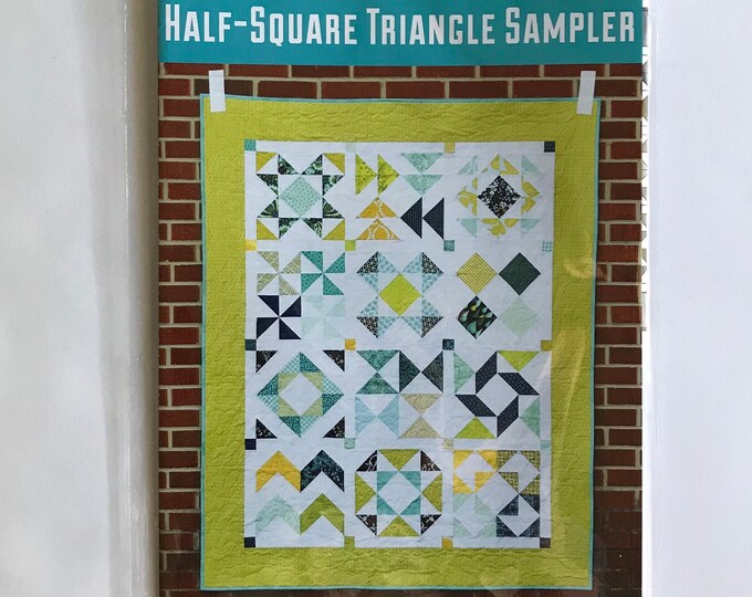 Half-square Triangle Sampler Quilt Sewing Pattern by Jeni Baker. A ...