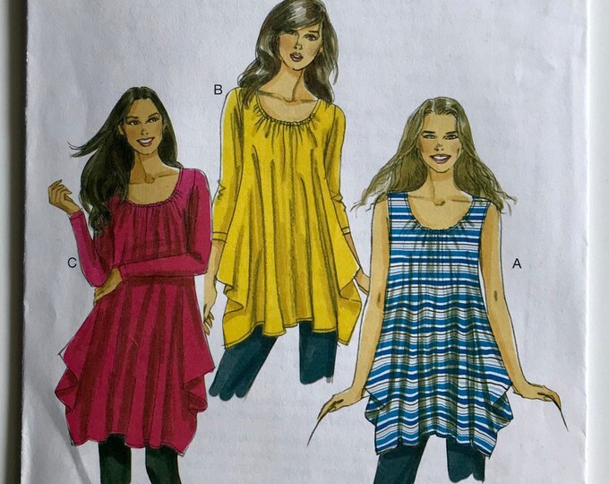 Vogue 8707 Misses' Tunic Sewing Pattern Loose-fitting, Above Mid-knee ...
