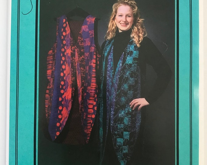 Seminole Checks Long Quilted 90s Vest Pattern by Tabitha Quilts Open ...