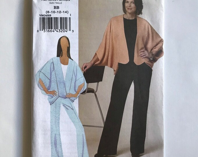 Vogue 8624 Misses' Jacket and Pants Pattern the Vogue Woman Relaxed ...