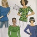 Butterick 5562, Misses' Knit Top Pattern, Close Fitting With Gathered ...