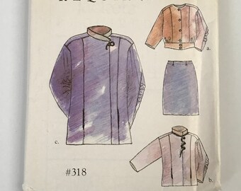 Nikko Jacket by the Sewing Workshop Collection Loose Fitting Unlined ...