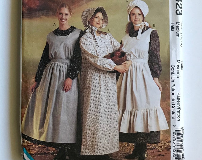 Mccall's 9423 Misses' Pioneer Costume Early American Prairie Dress ...