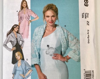 Mccall's 3880 Misses' Evening Wraps, Cover-ups With Trim Sewing Pattern Lined or Unlined Wraps ...