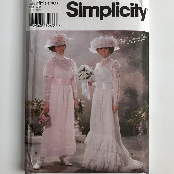 Simplicity Wedding Dress Pattern - Etsy