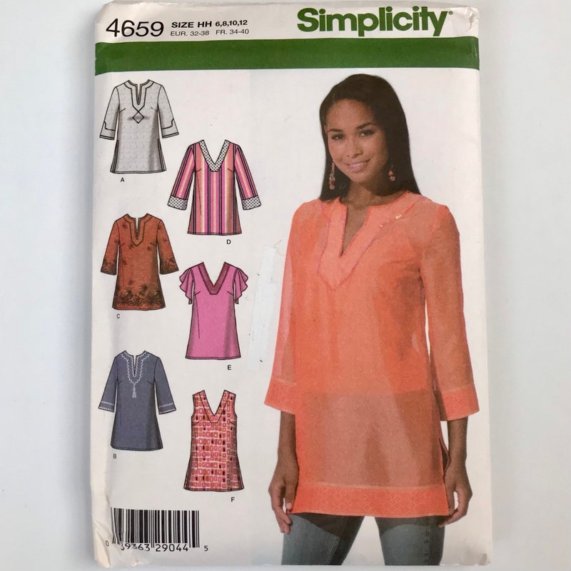 Tunic Top Pattern - Etsy