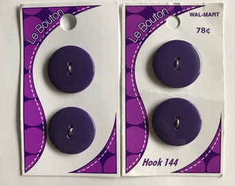 Dark Purple Buttons - Etsy