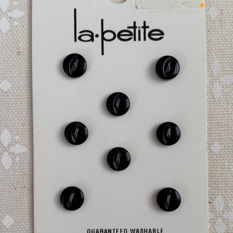 Black 1 1/4 Inch Button - Etsy