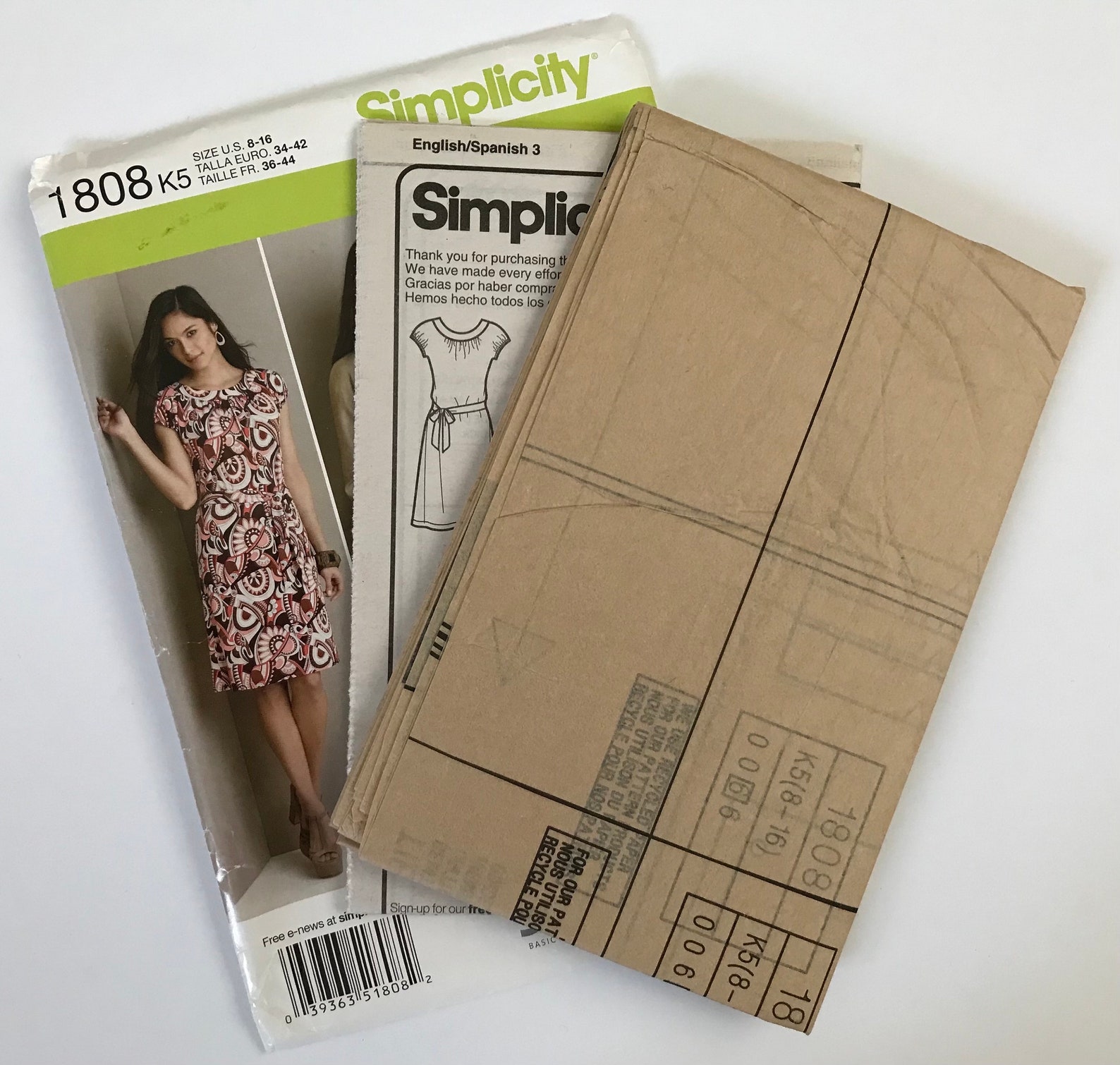 Simplicity 1808 Pants or Shorts, Jacket and Knit Dress or Top & Tie ...